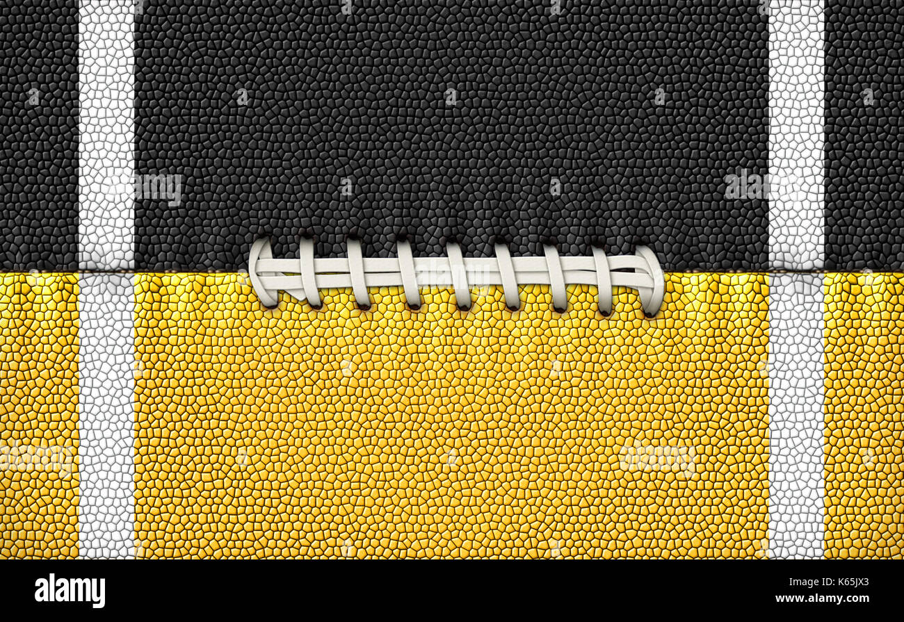 Digital Illustration of a footballÕs texture, laces, and stripes to use ...