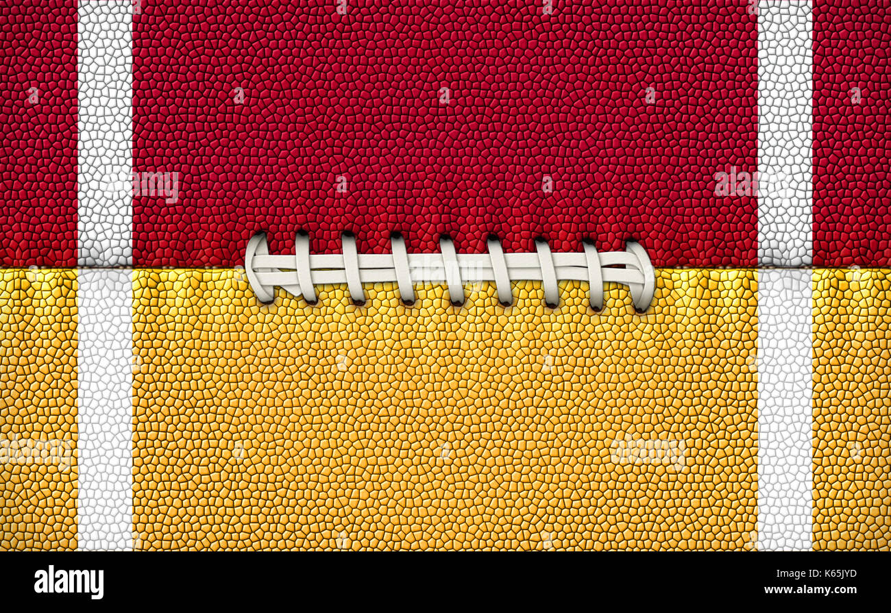 Digital Illustration of a footballÕs texture, laces, and stripes to use ...
