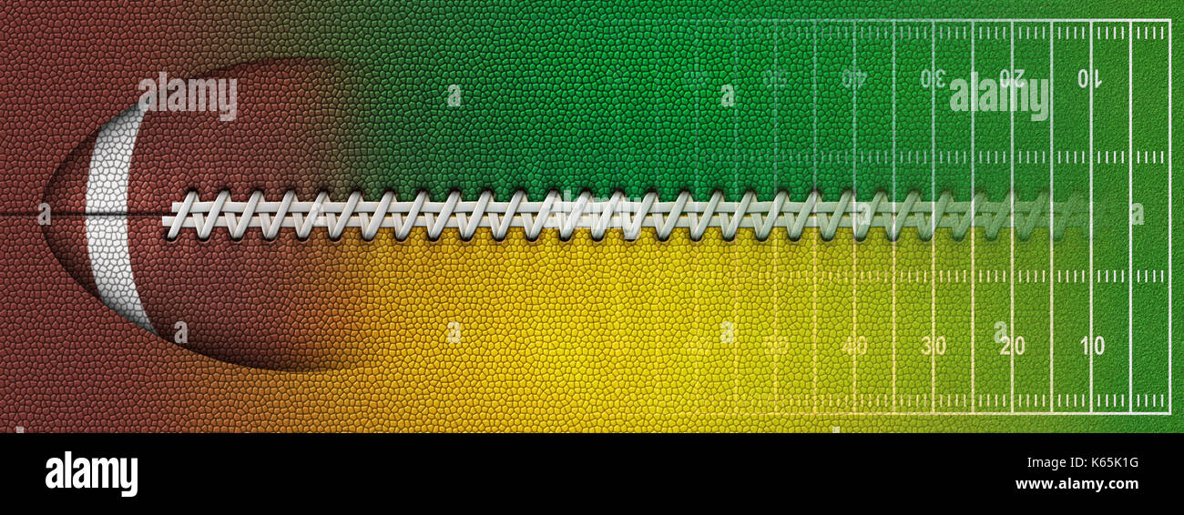 Digital Illustration of a footballÕs texture, laces, and a football ...