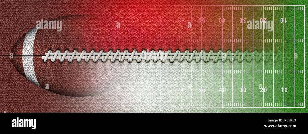 Digital Illustration of a footballÕs texture, laces, and a football ...