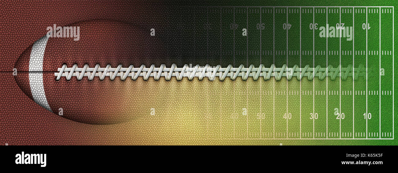 Digital Illustration of a footballÕs texture, laces, and a football ...