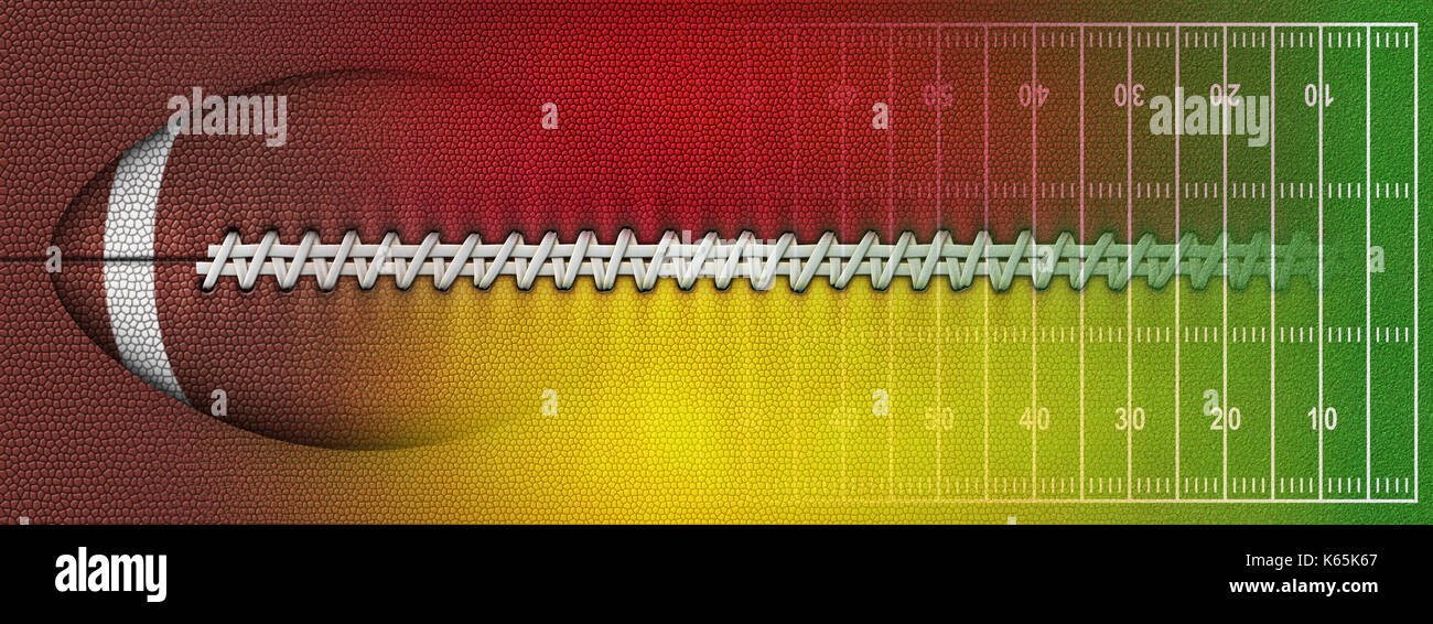 Digital Illustration of a footballÕs texture, laces, and a football ...