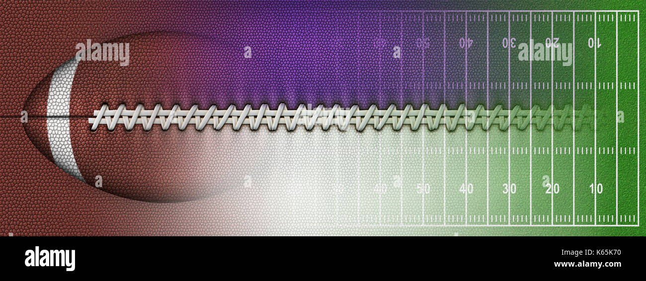 Digital Illustration of a footballÕs texture, laces, and a football ...