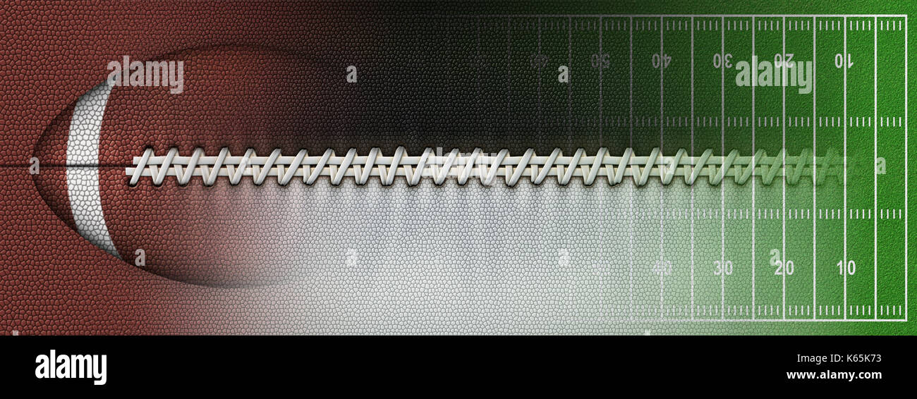 Digital Illustration of a footballÕs texture, laces, and a football ...
