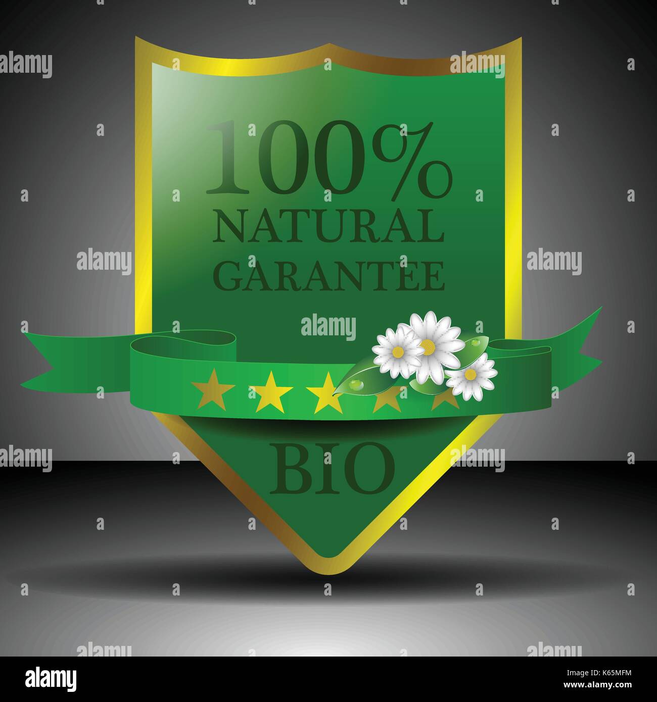 Abstract Natural Glossy Ecological Round Certificate Label, Medal ...