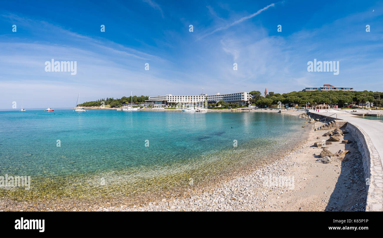Sveti Andrija island, also Red island near Rovinj, Croatia, popular ...