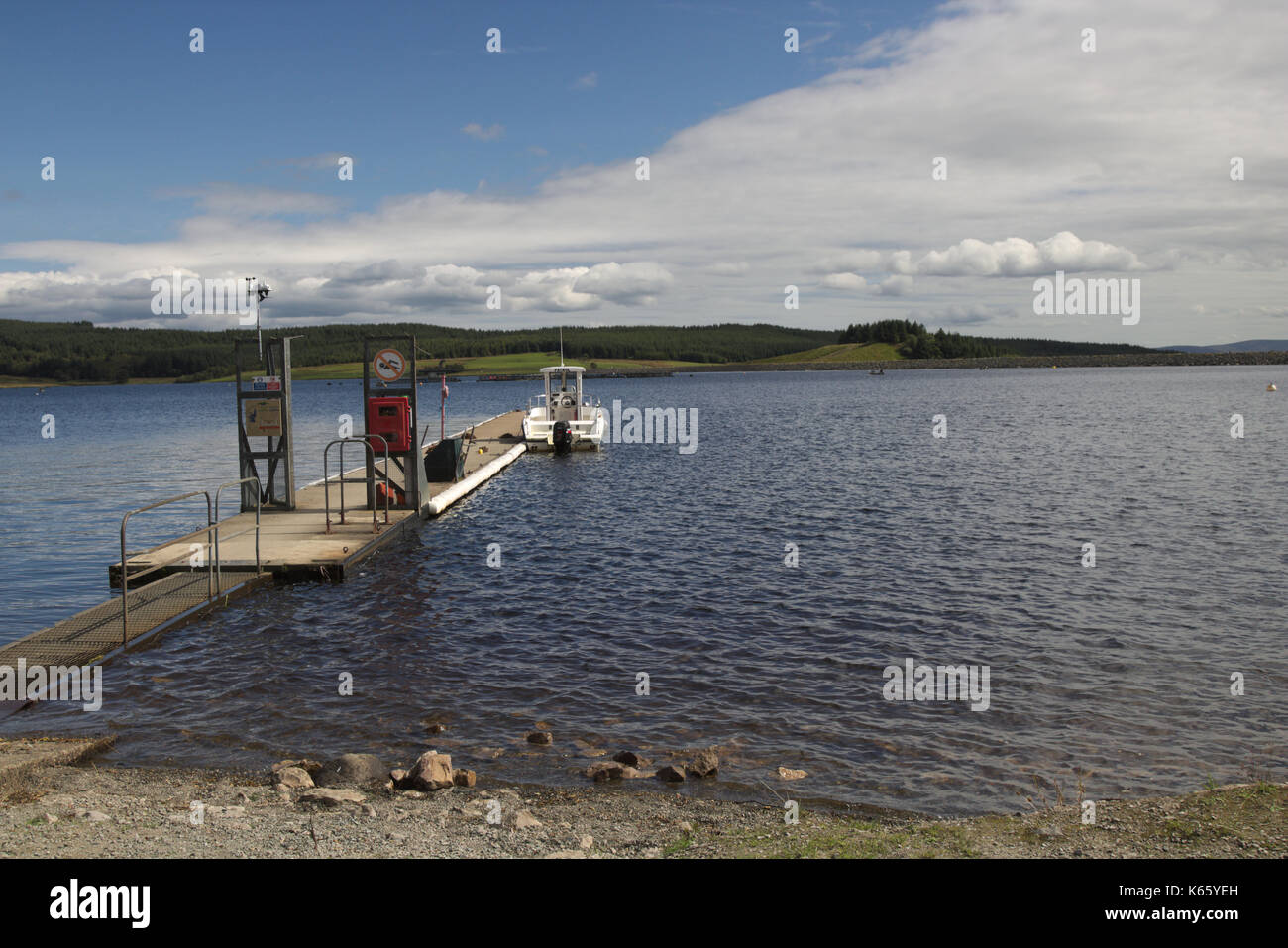 Llyn Brenig reservoir located in Denbighshire north wales Stock Photo ...