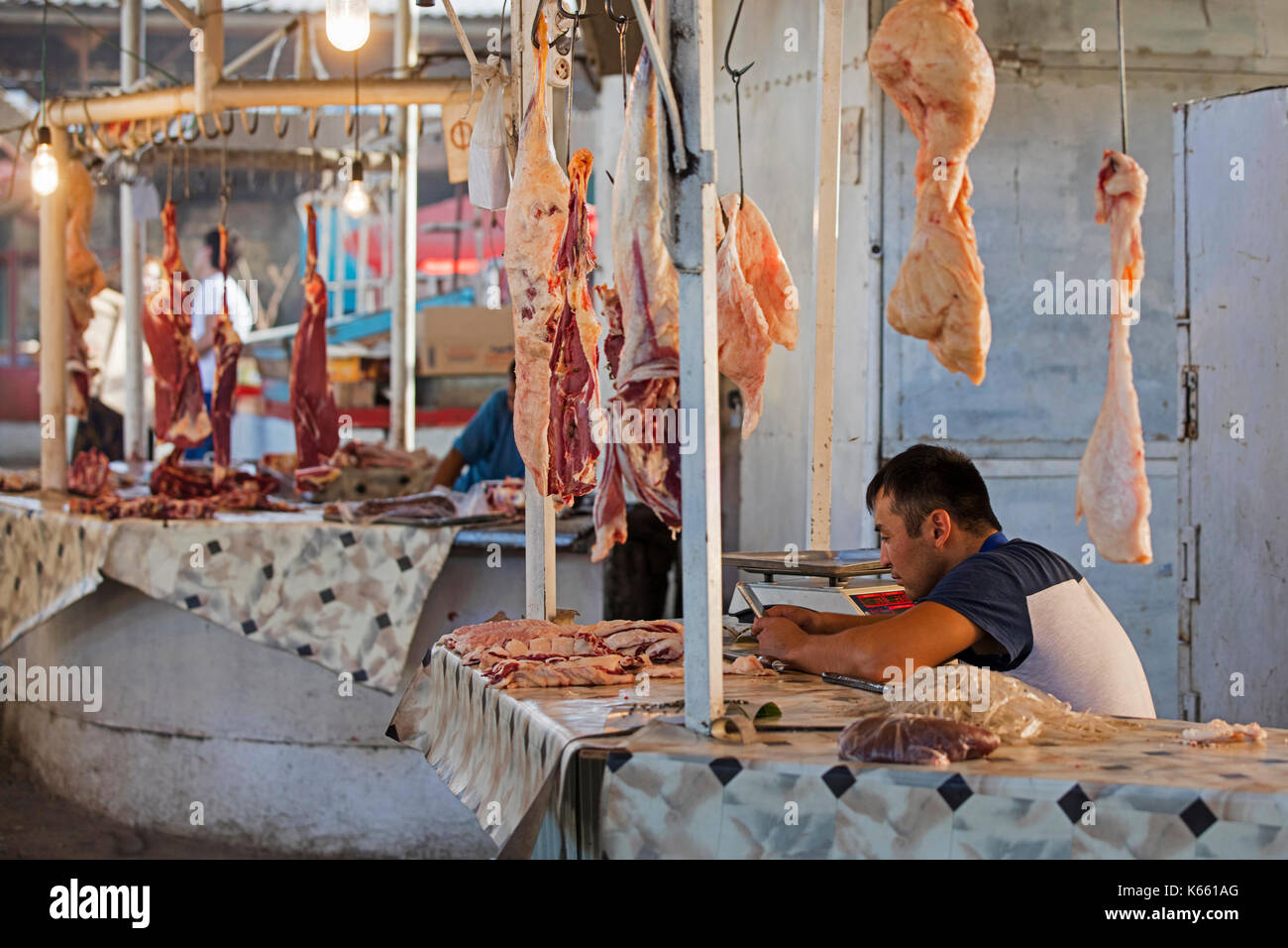 Butcher stand hi-res stock photography and images - Alamy