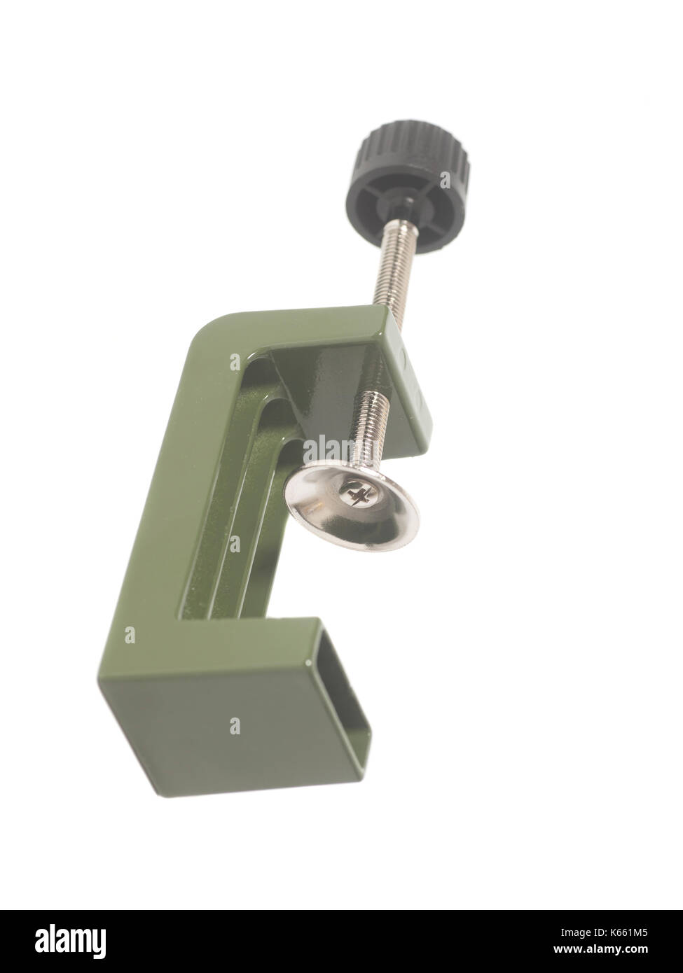 Clamp compression tool isolated on white background Stock Photo - Alamy