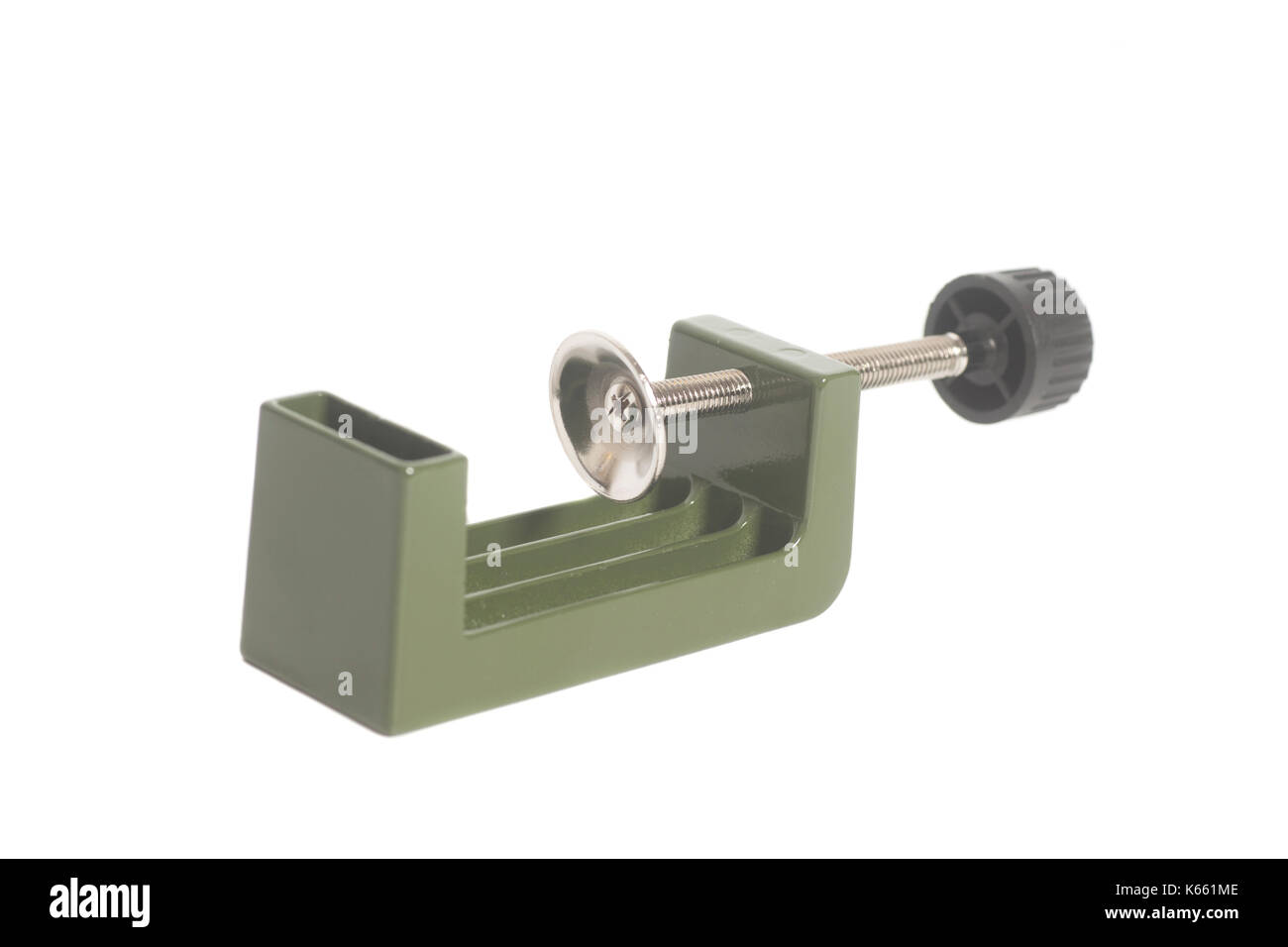 Clamp compression tool isolated on white background Stock Photo - Alamy