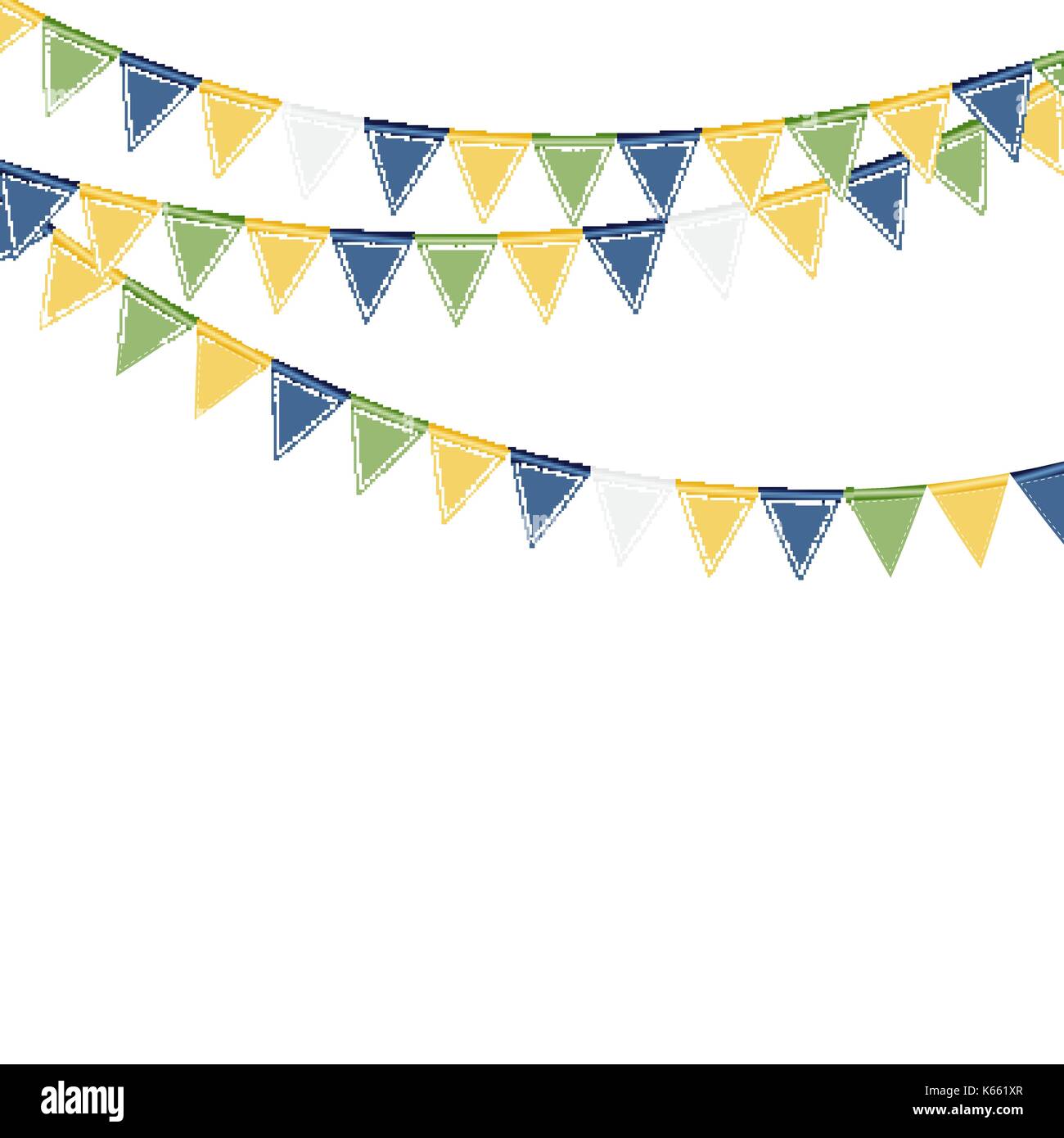 Party Background with Flags Vector Illustration Stock Vector Image ...