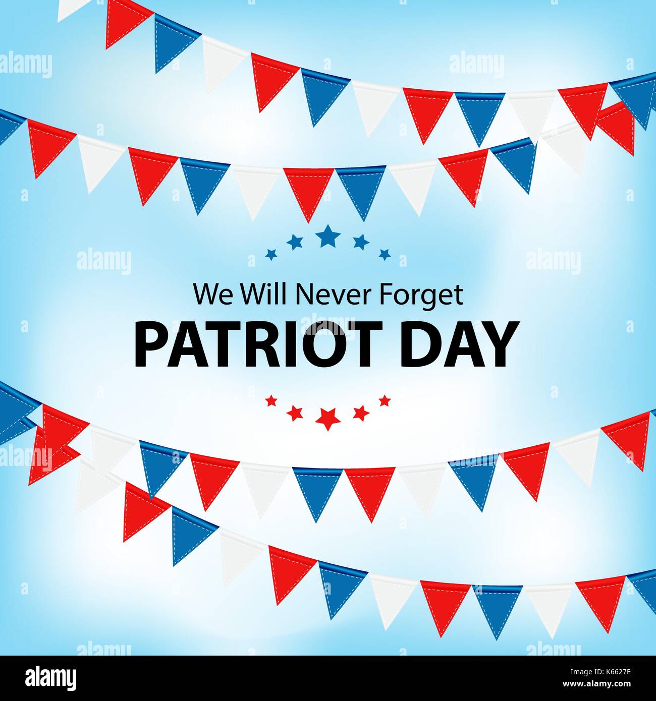 Patriot Day Background. September 11 Poster. We will never forget ...