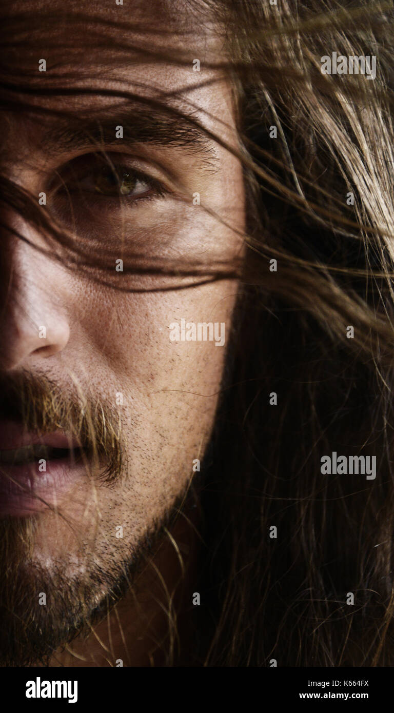 Hair all over face hi-res stock photography and images - Alamy