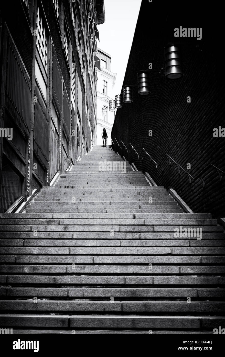 Silhouette stairs hi-res stock photography and images - Alamy