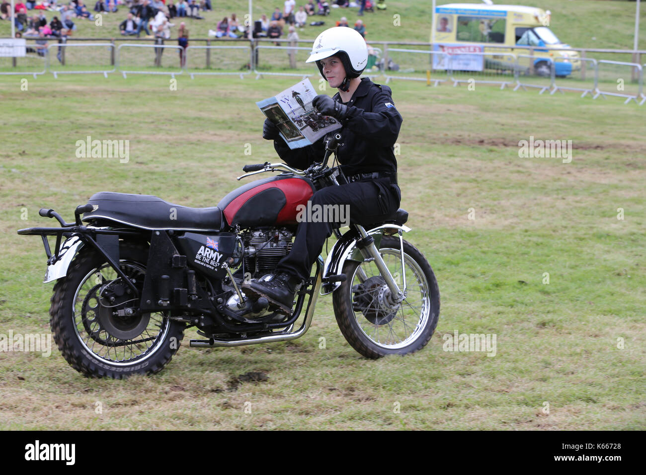 The Royal Signals Motorcycle Display Team High Resolution Stock ...
