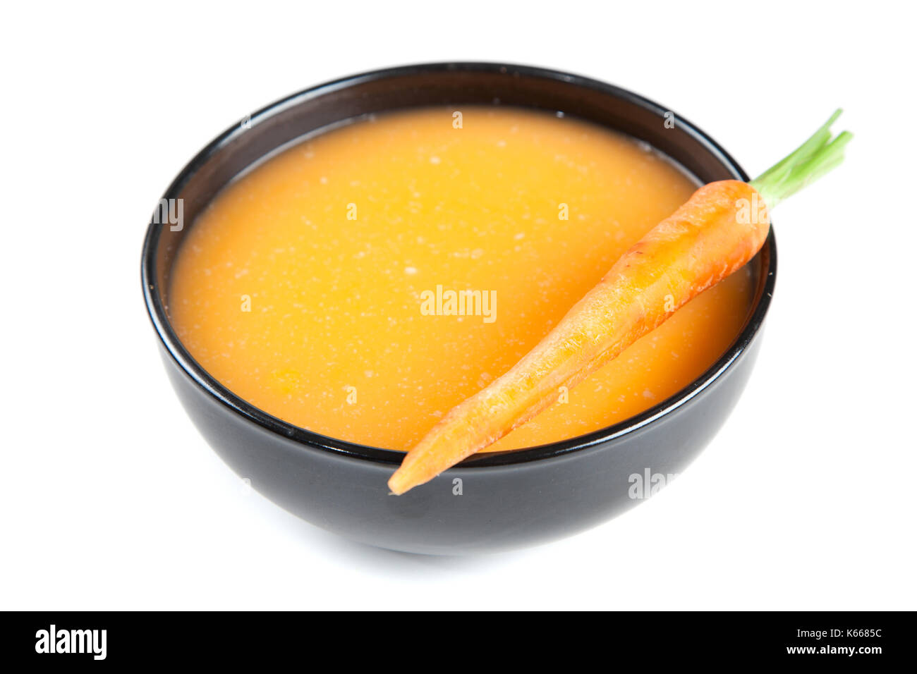 Homemade creamy vegetable soup Cut Out Stock Images & Pictures - Alamy