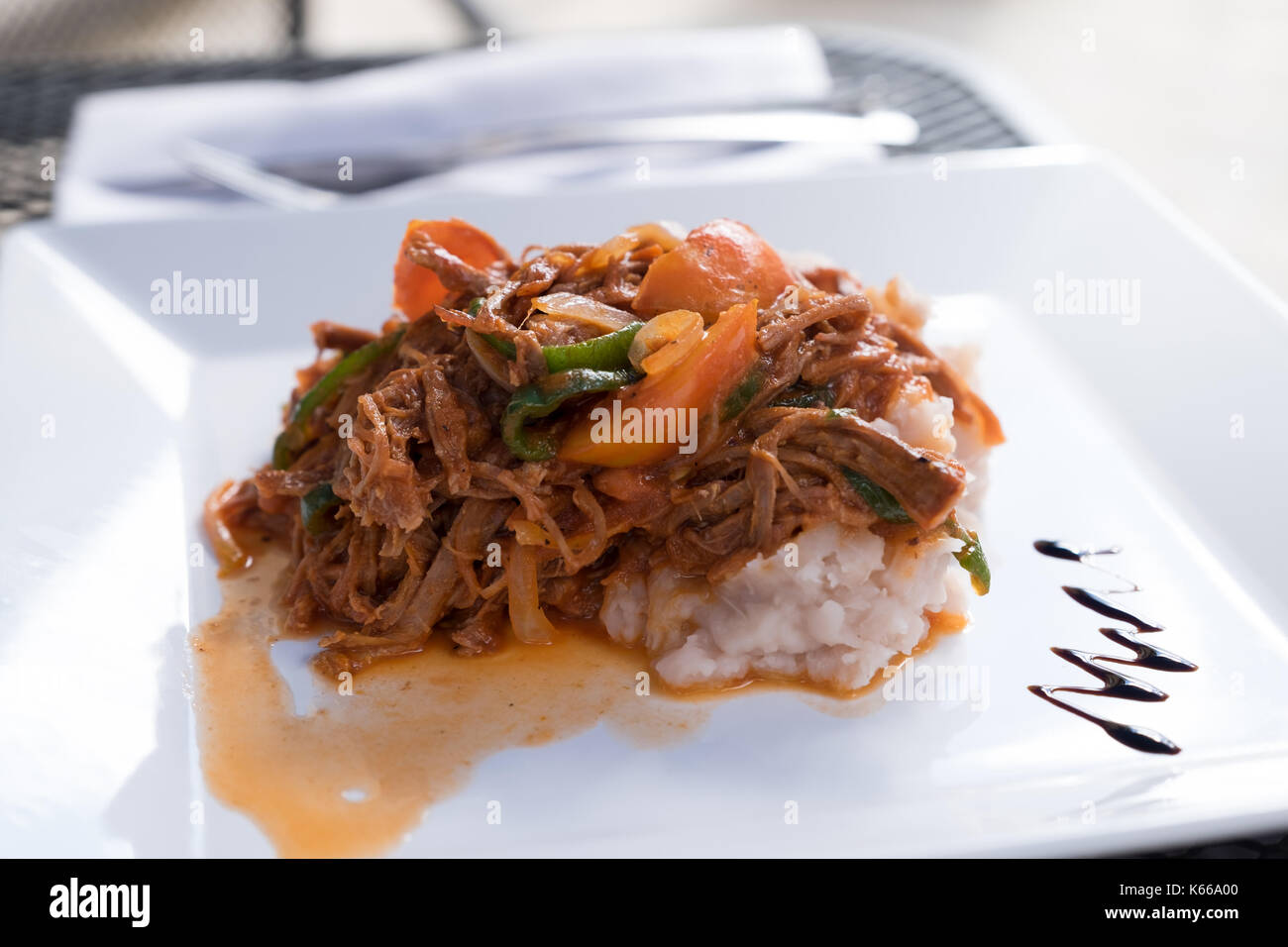 Havana Cuba: The national dish of Cuba, Ropa Vieja, Tender shredded ...