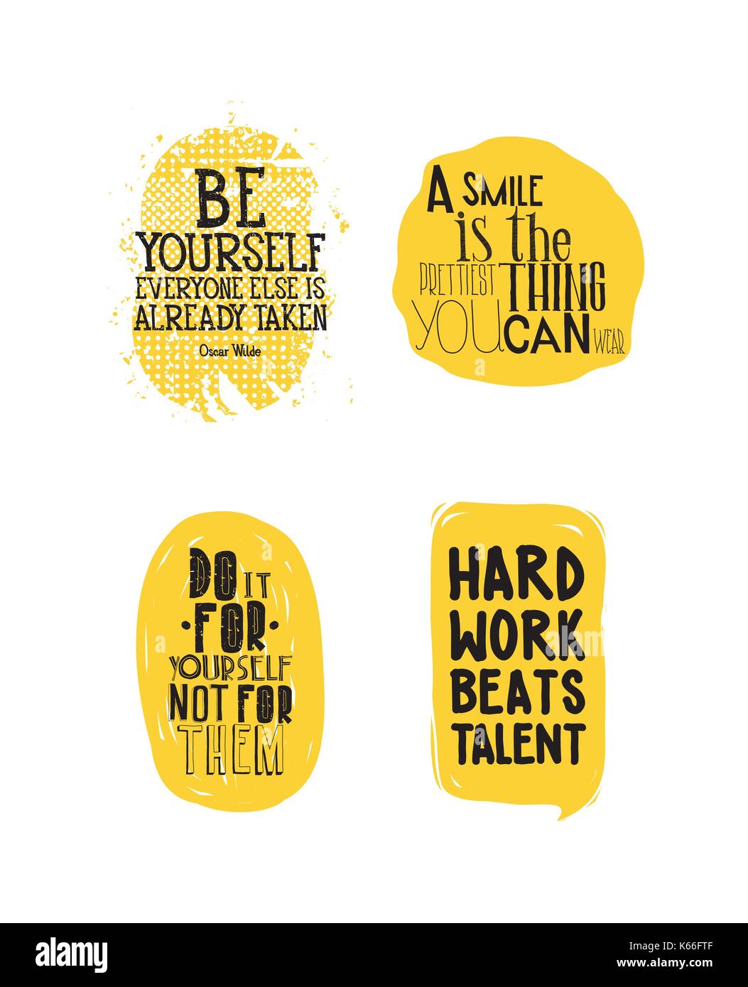 Set vector white quotes Stock Vector Images - Alamy