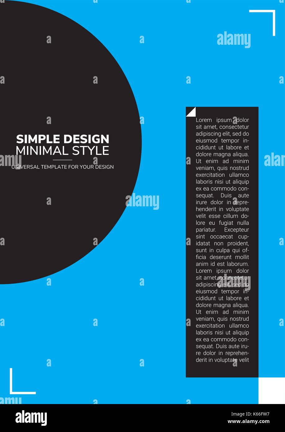 Poster simple design Stock Vector Image & Art - Alamy