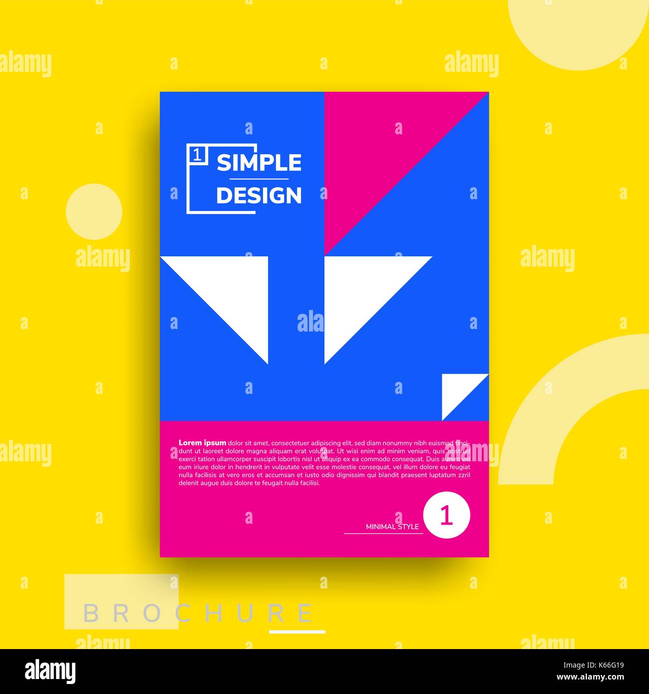 Colorful flat geometric covers design Stock Vector Image & Art - Alamy