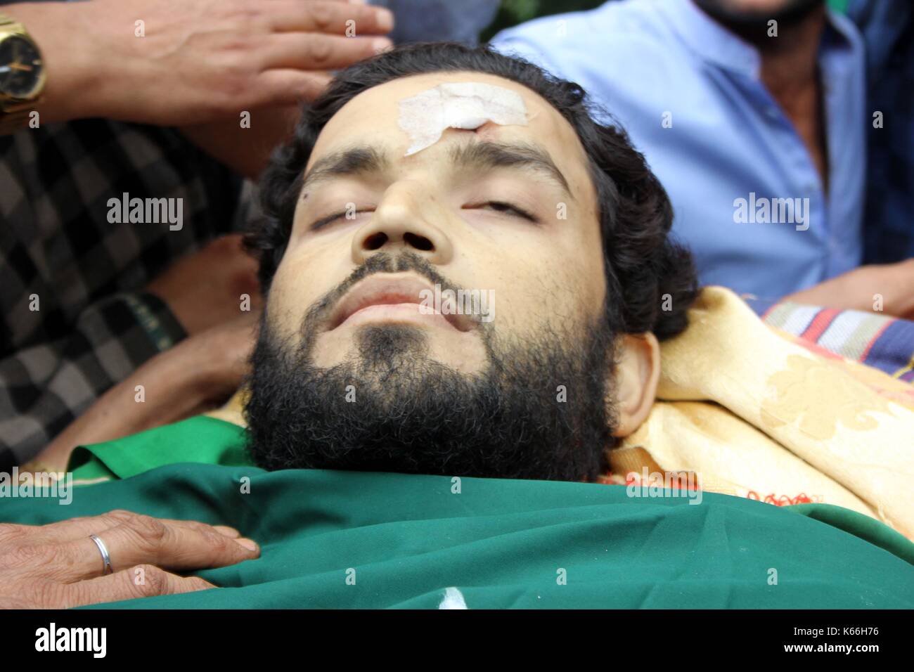 (EDITORS NOTE: Image depicts death) Back to back four funerals to a ...