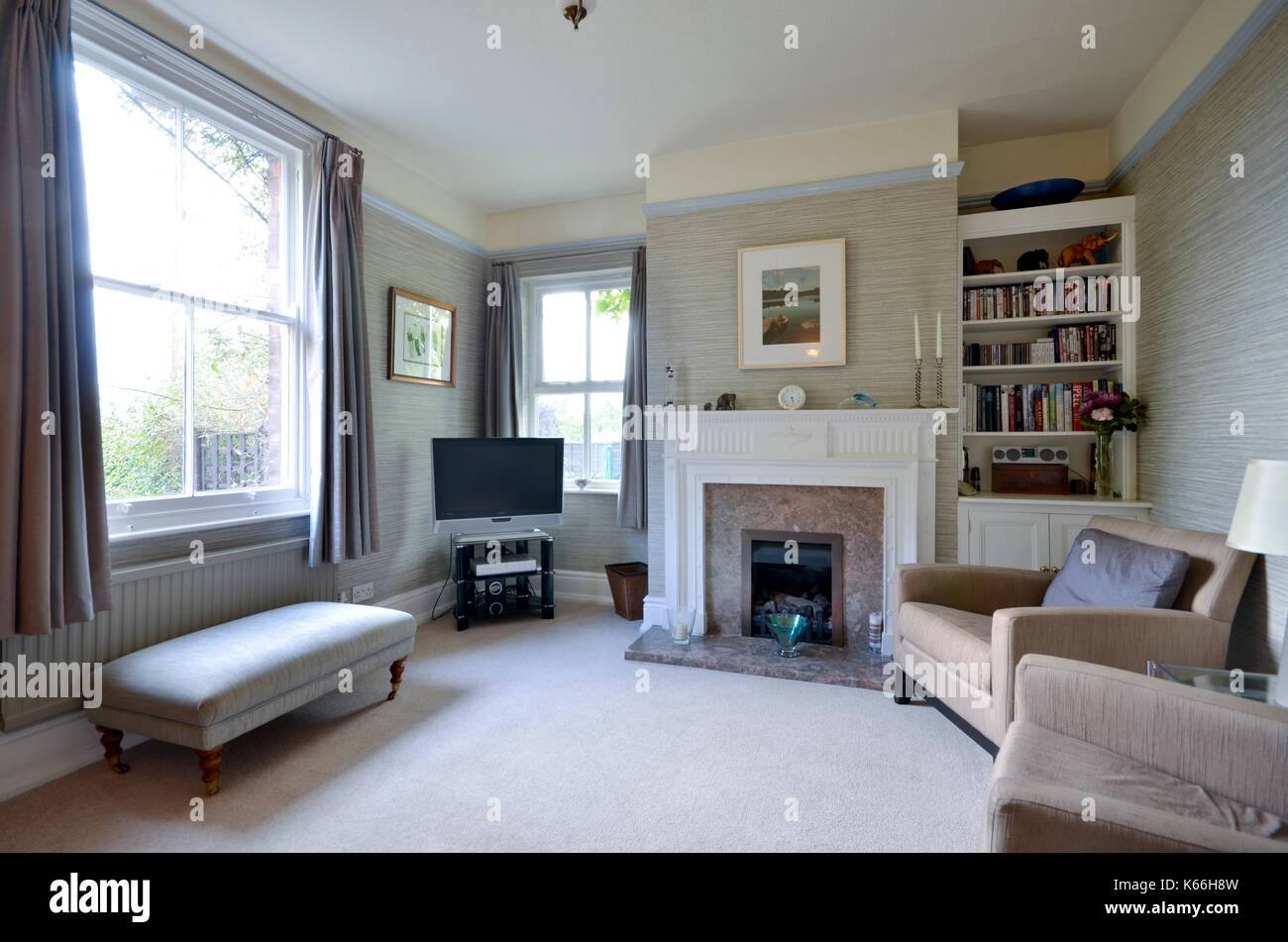 Edwardian living room hi-res stock photography and images - Alamy