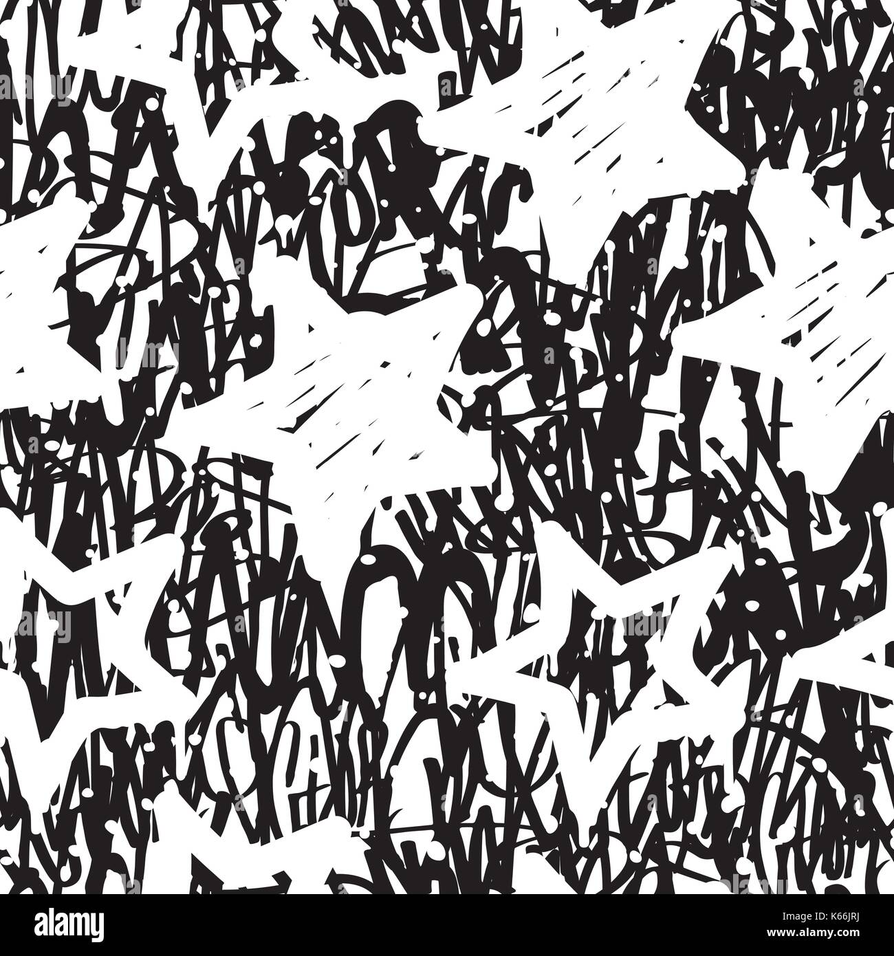 Seamless pattern graffiti Stock Vector Image & Art - Alamy