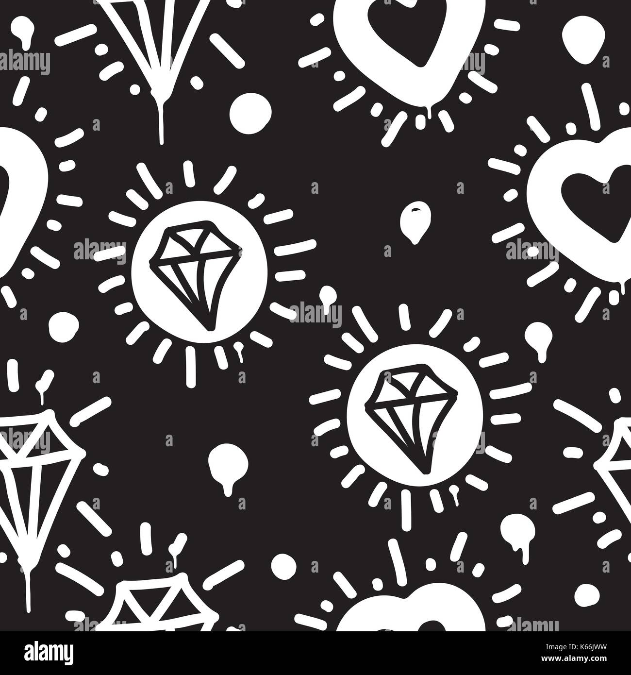 Seamless pattern graffiti Stock Vector Image & Art - Alamy