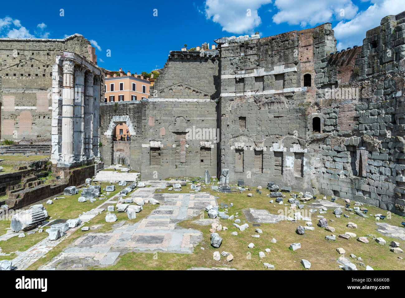 Forum of Nerva, Rome, Lazio, Italy, Europe Stock Photo - Alamy
