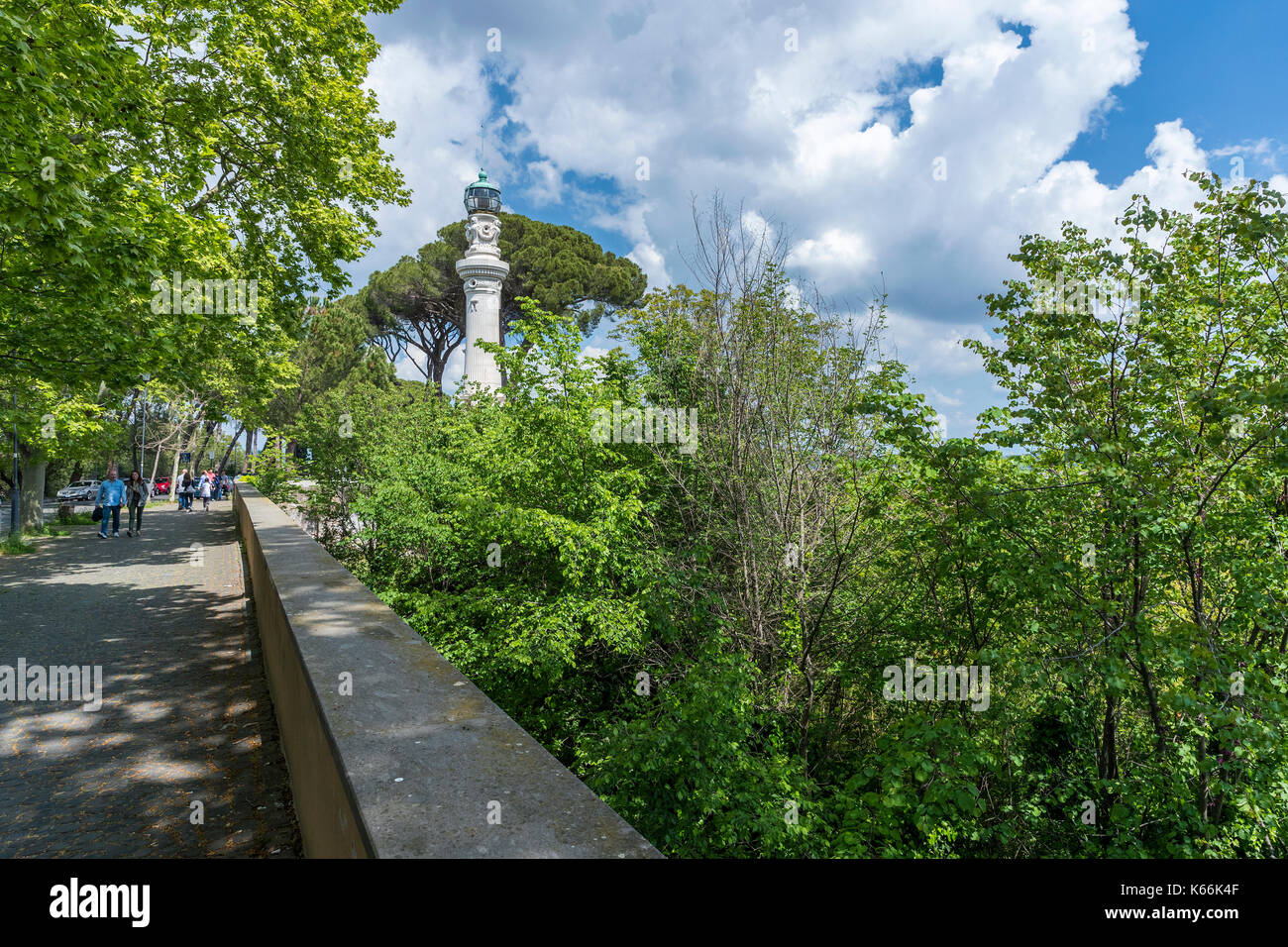 Lighthouse of janiculum hi-res stock photography and images - Alamy