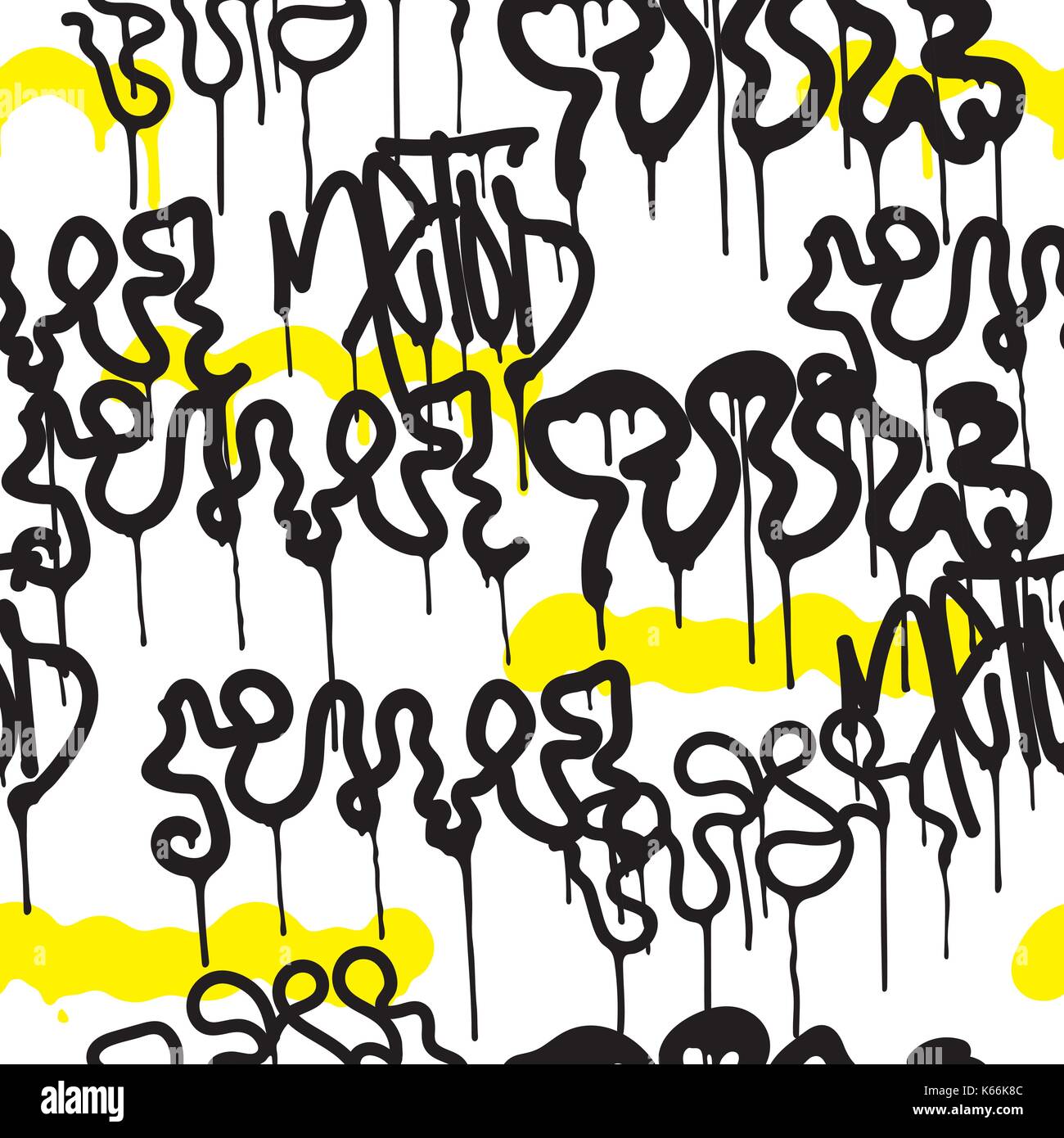 Seamless pattern graffiti Stock Vector Image & Art - Alamy