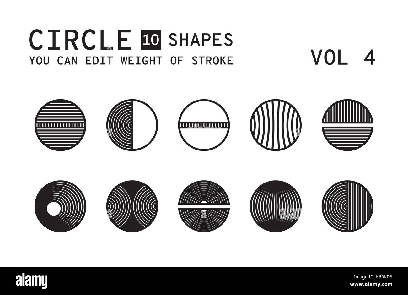 Monochrome graphic element design Stock Vector Images - Alamy