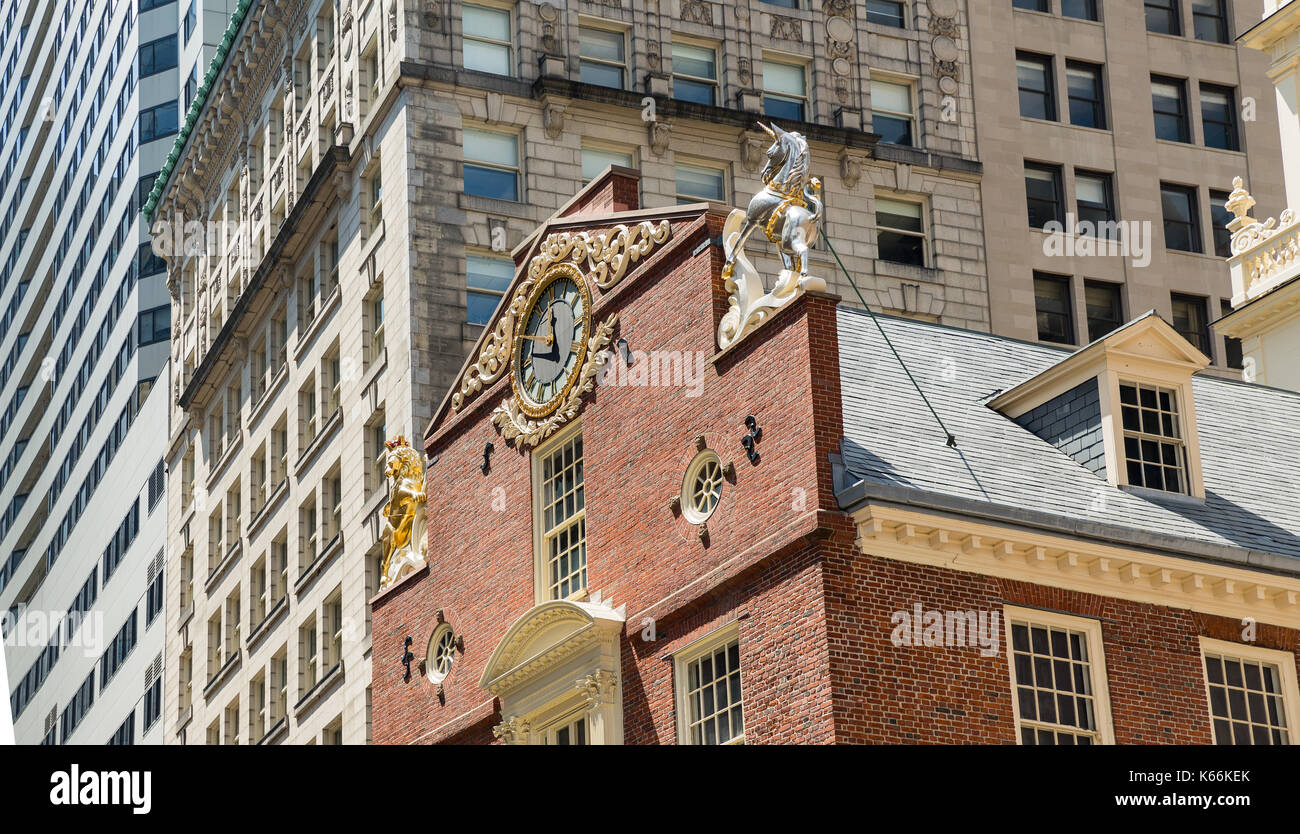 Boston freedom trail sidewalk marker hi-res stock photography and ...