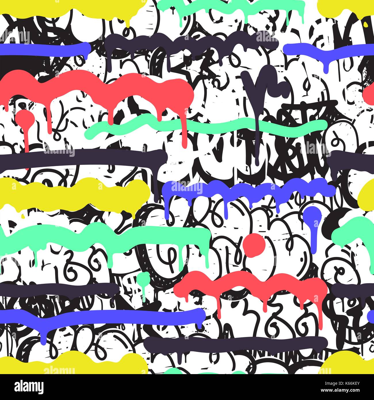 Wall graffiti art skate Stock Vector Images - Alamy