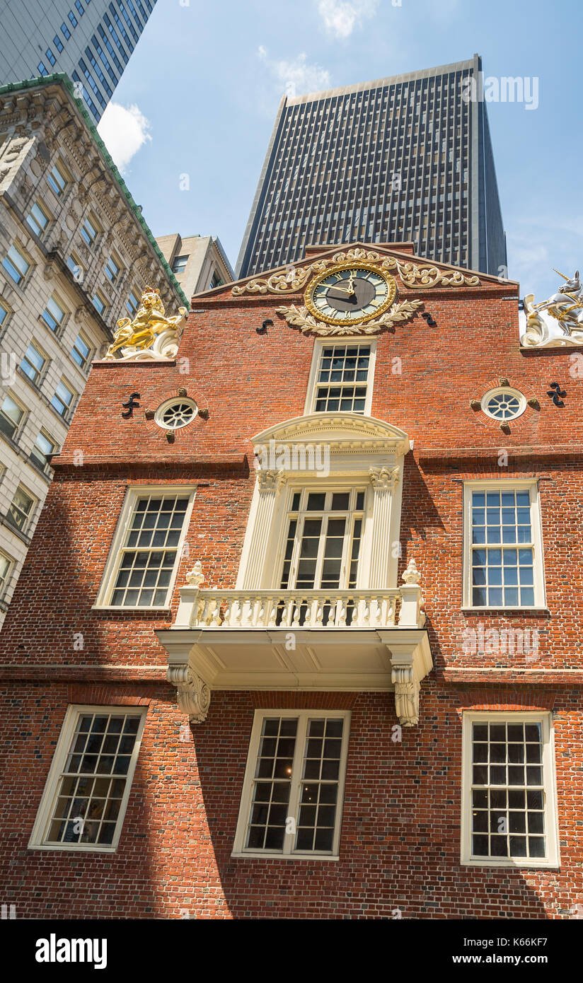 Boston freedom trail sidewalk marker hi-res stock photography and ...