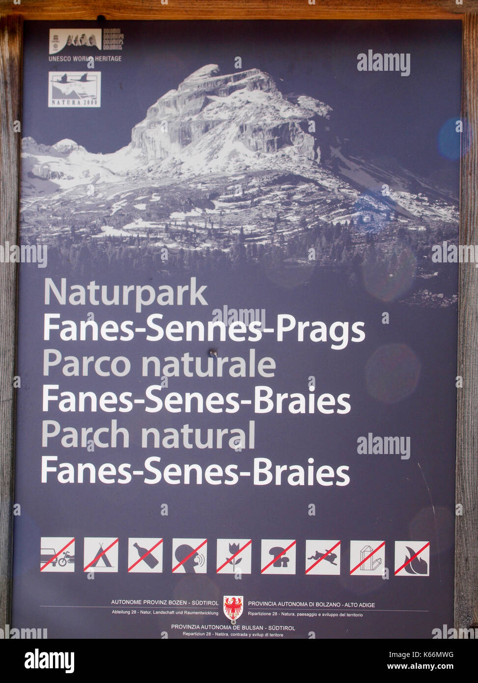 Ladin sign hi-res stock photography and images - Alamy