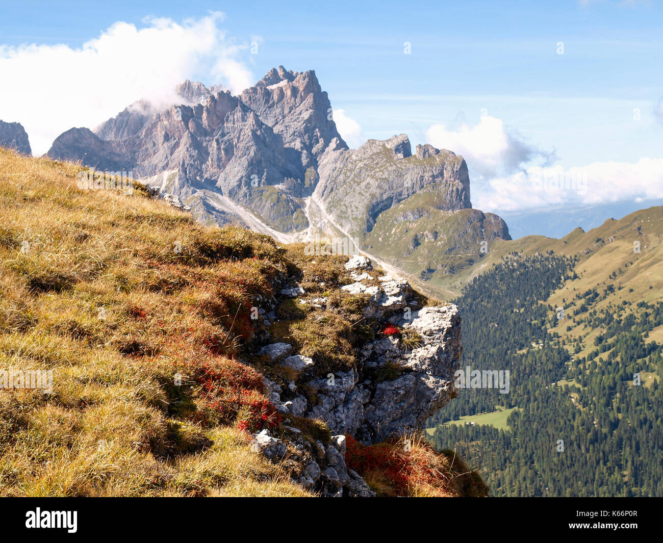 Dolomites, Italy: Nature and landscape of "Alta Badia" near "San ...
