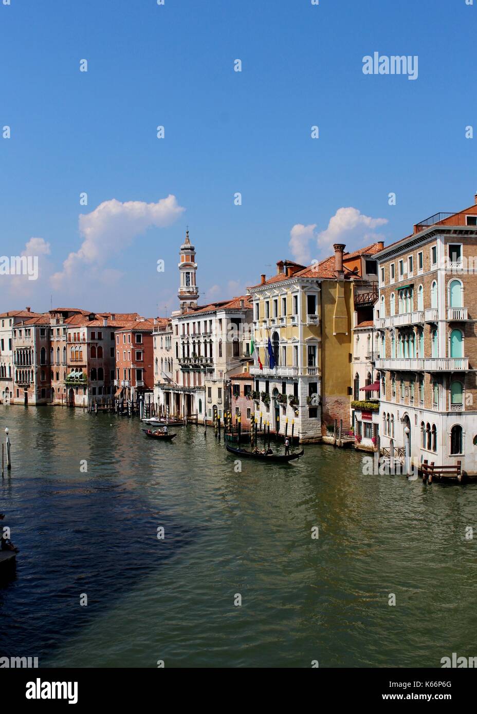 Venice is made up of a maze of canals - 177 to be exact! Stock Photo ...
