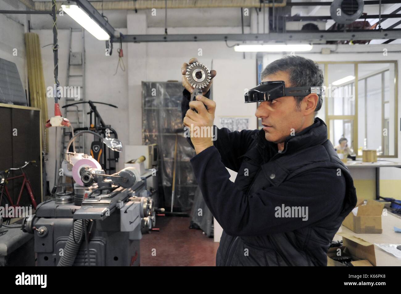 handicraft workshop for tool sharpening and high precision mechanics ...