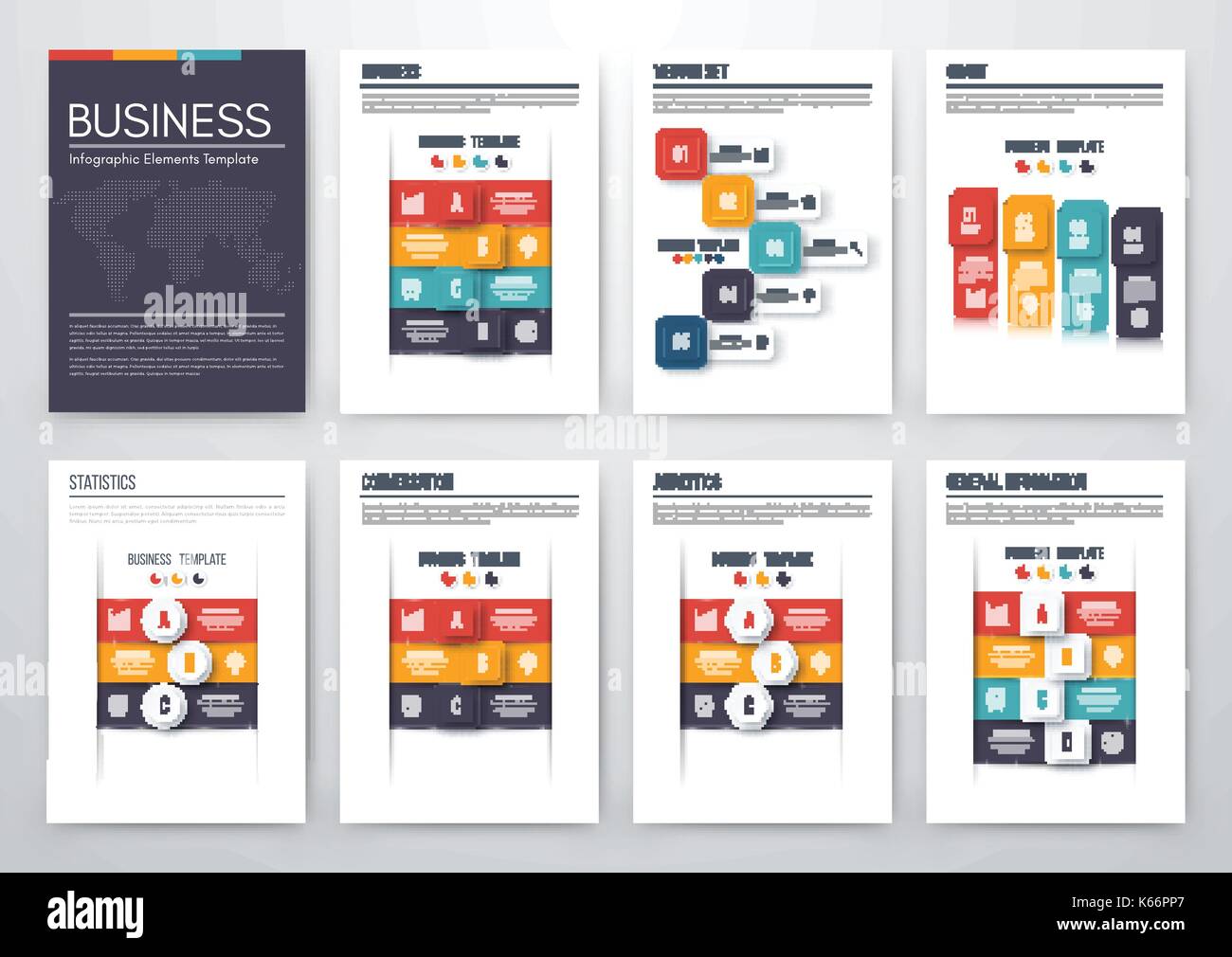 Color elements for infographics Stock Vector Image & Art - Alamy