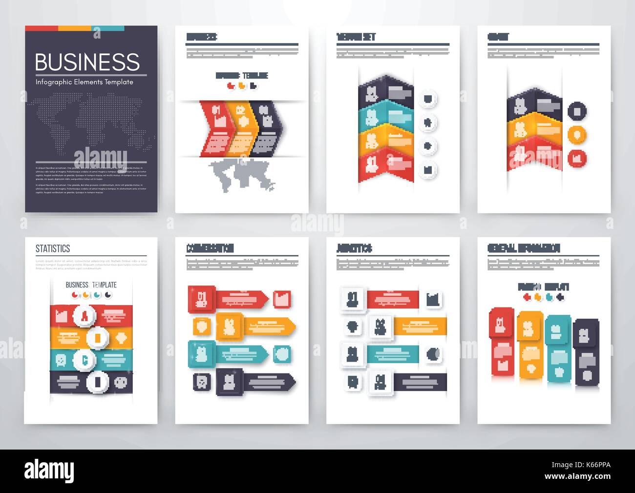 Color elements for infographics Stock Vector Image & Art - Alamy