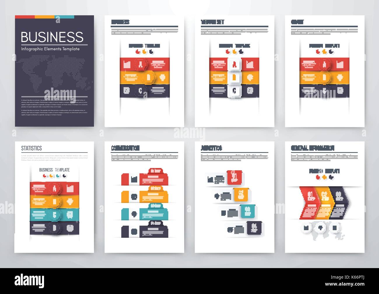 Color elements for infographics Stock Vector Image & Art - Alamy