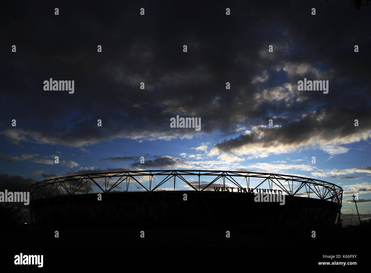 General view of London Stadium before the Premier League match between ...