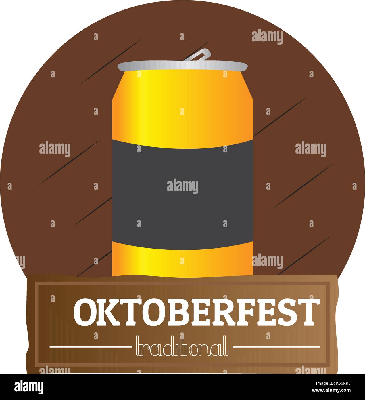 Can vintage round isolated Stock Vector Images - Alamy