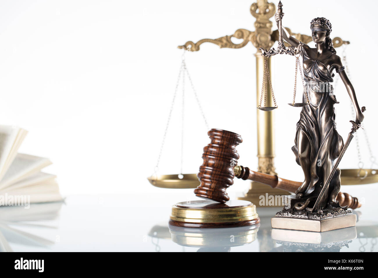 Law concept. Law symbols isolated Stock Photo - Alamy