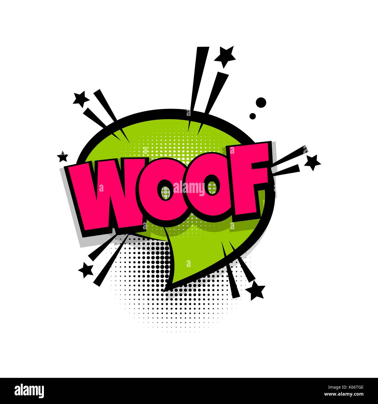 Woof dog Stock Vector Images - Alamy