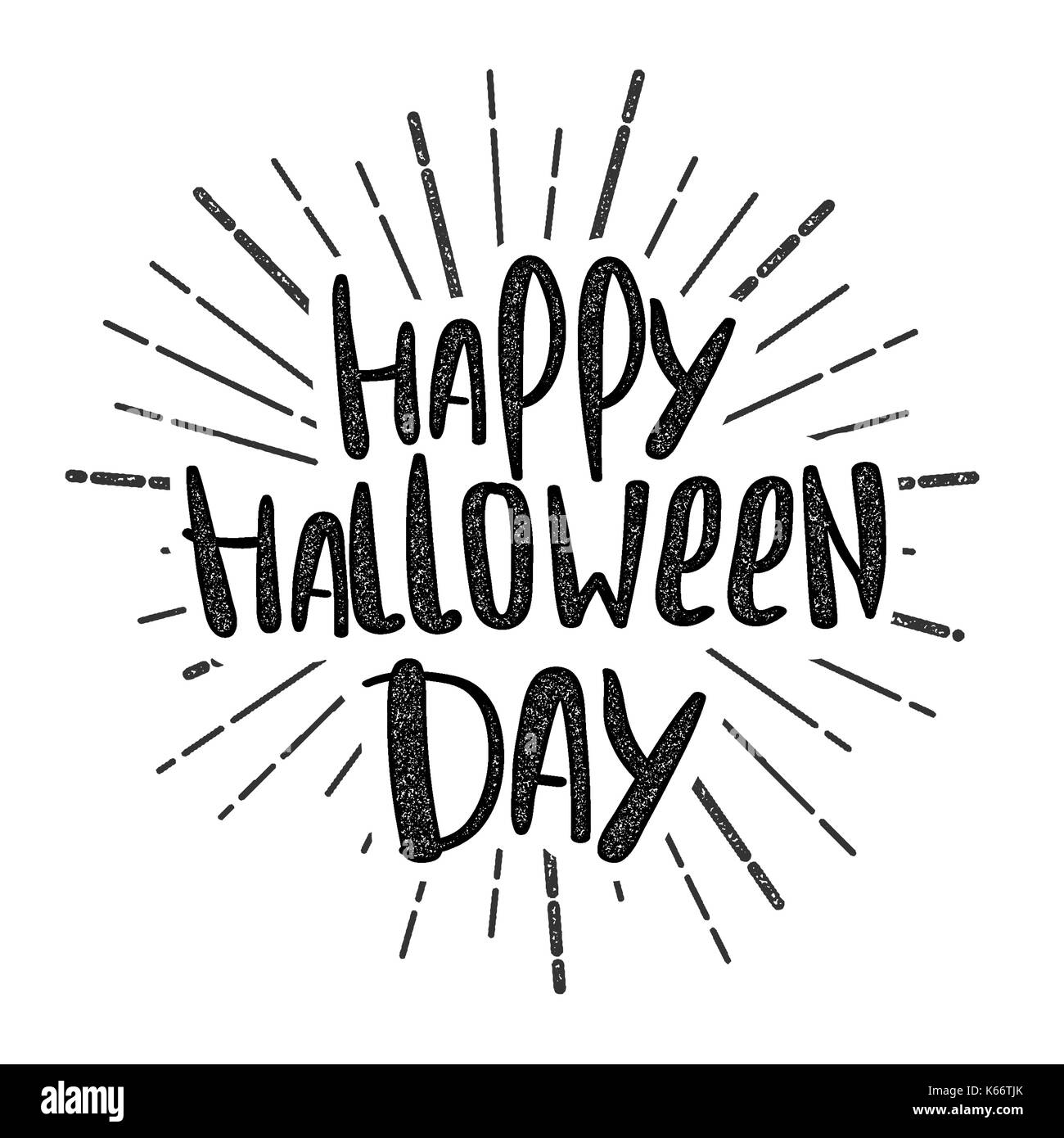 Halloween party cartoon banner Black and White Stock Photos & Images ...