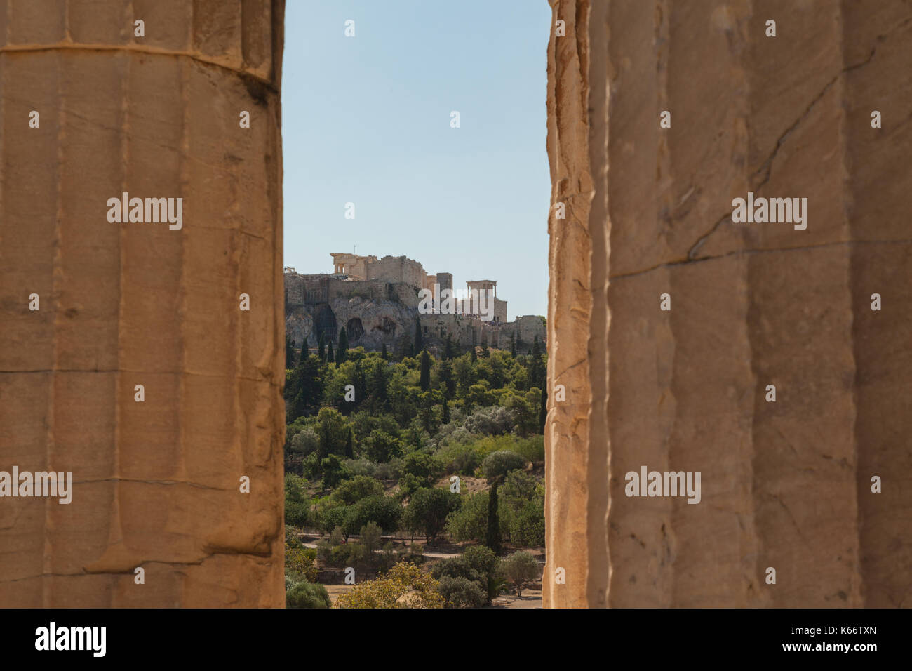 Athens agorà view hi-res stock photography and images - Alamy