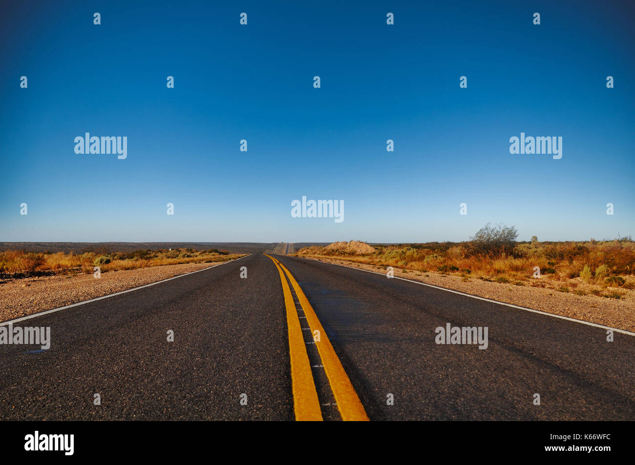 Road yellow line patagonia hi-res stock photography and images - Alamy
