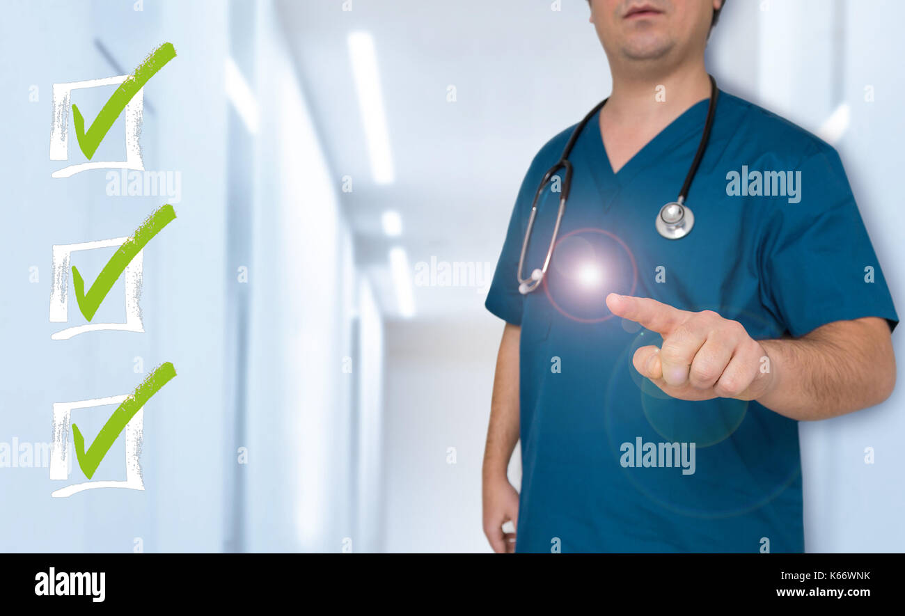 Doctor checklist hi-res stock photography and images - Alamy